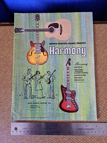 Rare 1964 Harmony Guitars Catalog | eBay
