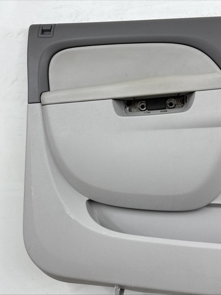 10-14 Chevy GM Tahoe Silverado Yukon Front Driver Side Door Panel Gray ...