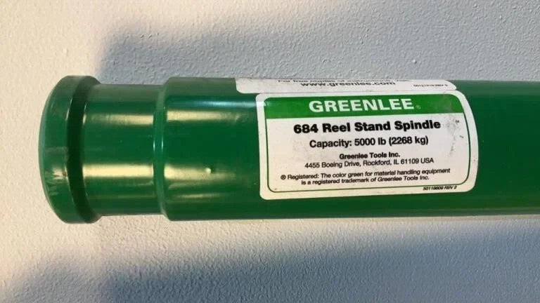 Greenlee 684 Cable Wire Puller Reel Stand Spindle Bar , 76 In Long 5000 ...