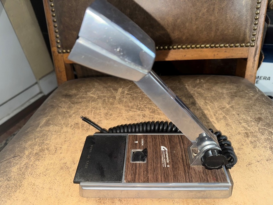 Supermode II Pearce Simpson power amplified desktop MICROPHONE lot cb ...