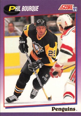1991 Score American #69 Phil Bourque Pittsburgh Penguins | eBay