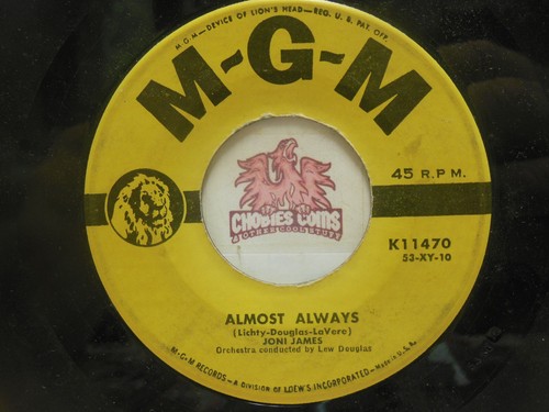 Joni James – Almost Always / Is It Any Wonder, 45 RPM VG (18D) | eBay