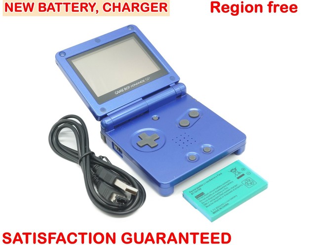 Nintendo Game Boy Advance SP - Pearl Blue for sale online | eBay