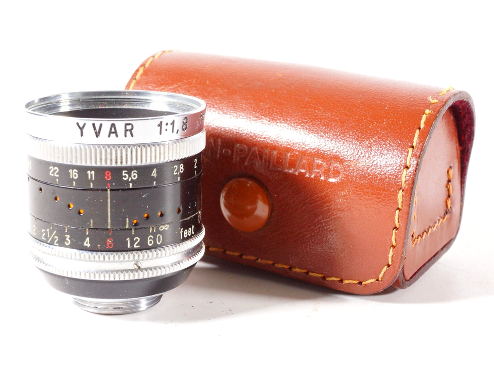 Paillard Bolex Kern Yvar 13mm f1.8 D-mount Lens In Original Leather ...