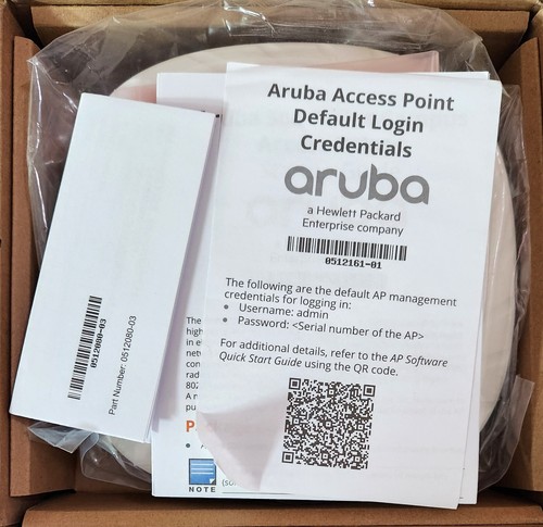 HPE Aruba AP-505 (US) TAA 802.11ax WiFi 6 Unified Wireless Access Point ...