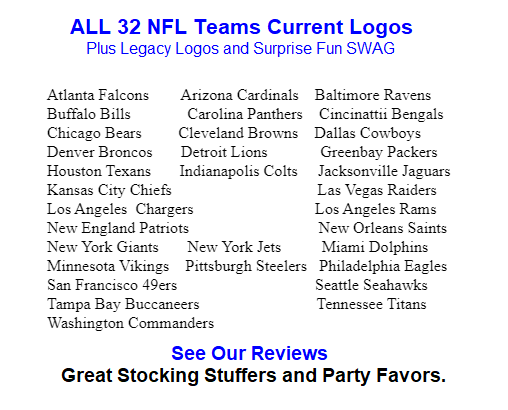 Nfl In Alphabet Order