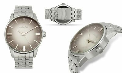 NEW Eberle 1461 Men's Corbel Collection Silver IP Stainless Steel ...