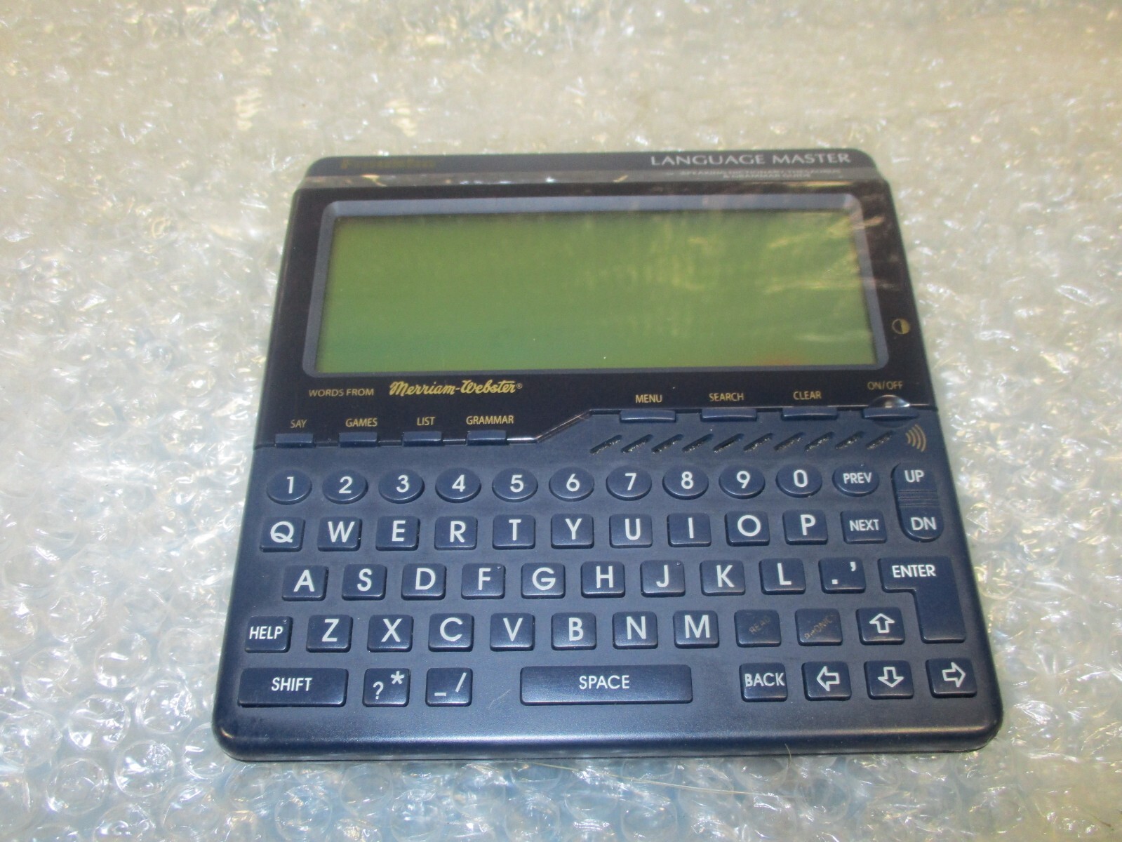 Franklin Language Master Speaking Dictionary Thesaurus Grammar Guide LM ...