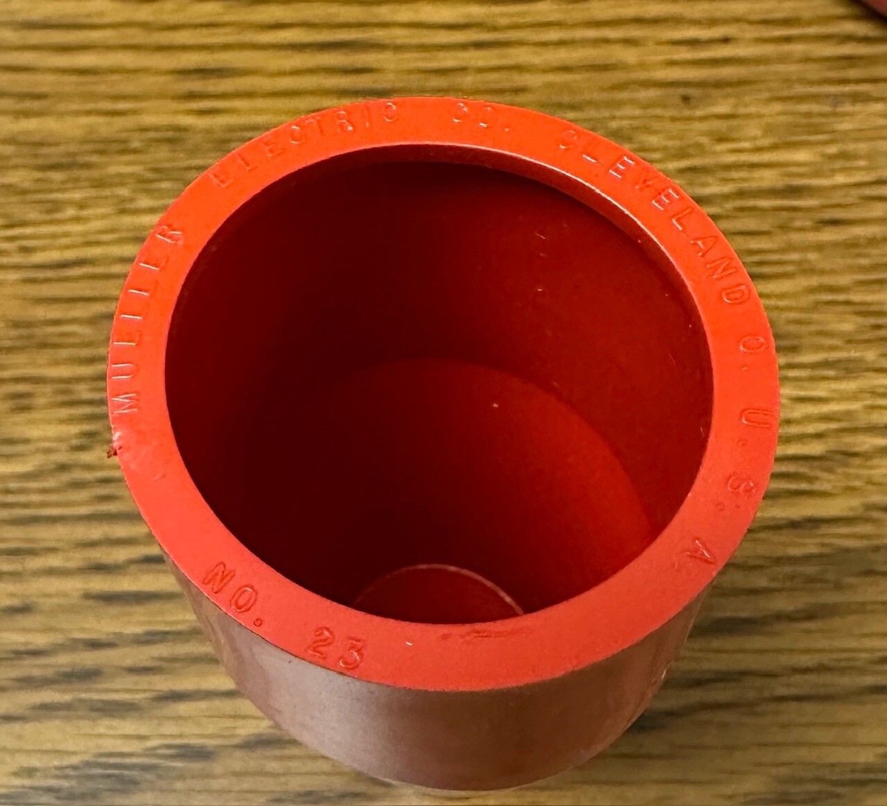 MUELLER BU-23-2 ALLIGATOR CLIP INSULATOR COVER, COLOR: RED BU 23 | eBay