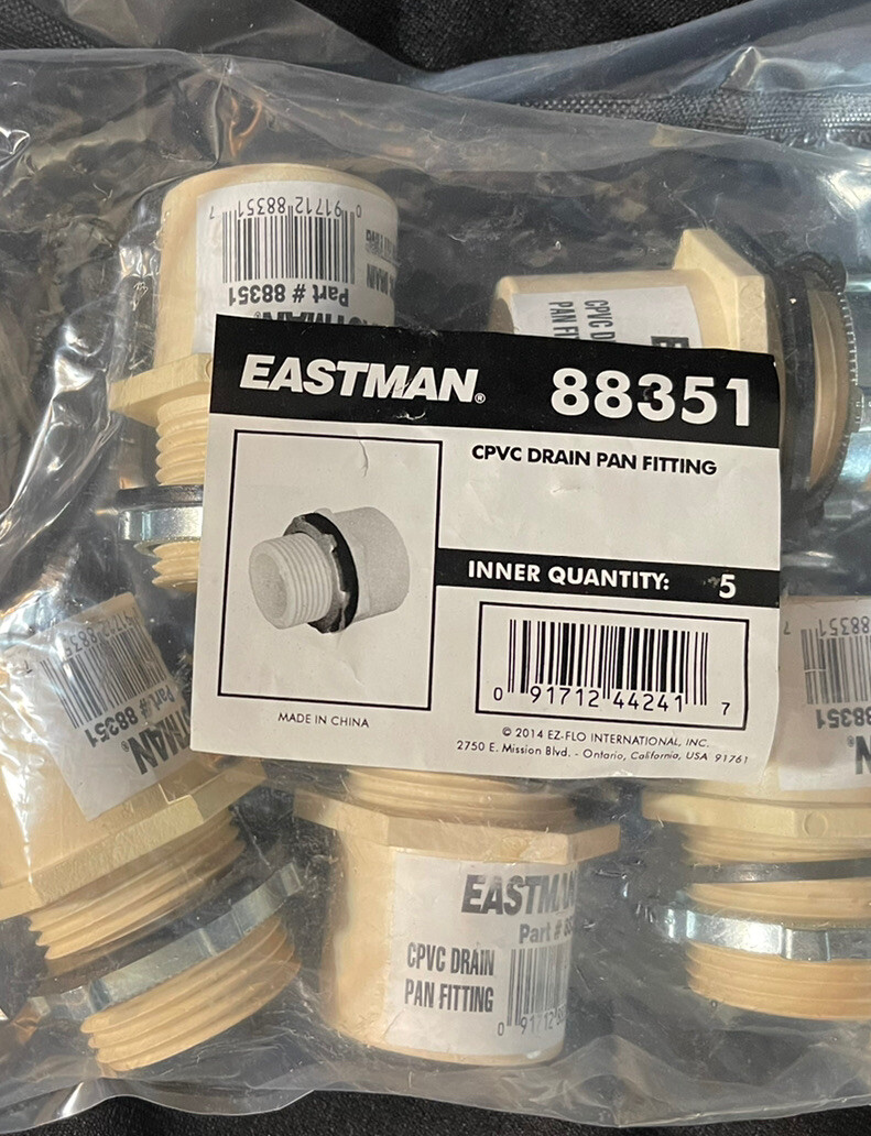 Eastman 88351 CPVC Drain Fitting for Water Heater Pan for sale online ...