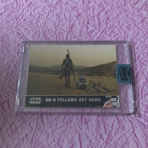 Topps Star Wars Card BB-8 Follows Rey Home Autograph | eBay