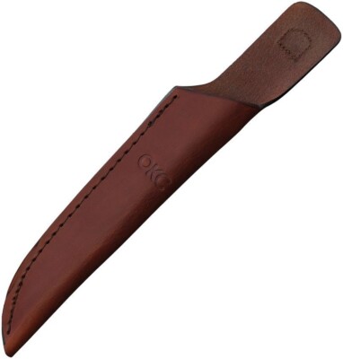 Ontario Brown Leather Sheath Fits Up To 11" Overall Fillet Fixed-Blade ...