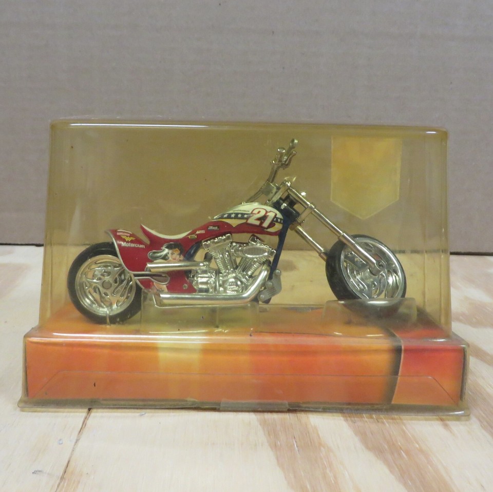 RICKY RUDD Hot Wheels Racing Justice League Wonder Woman Motorcycle ...