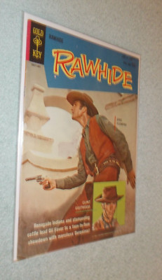 RAWHIDE # 2 VG- GOLD KEY COMICS 1964 CLINT EASTWOOD PHOTO COVER WESTERN ...