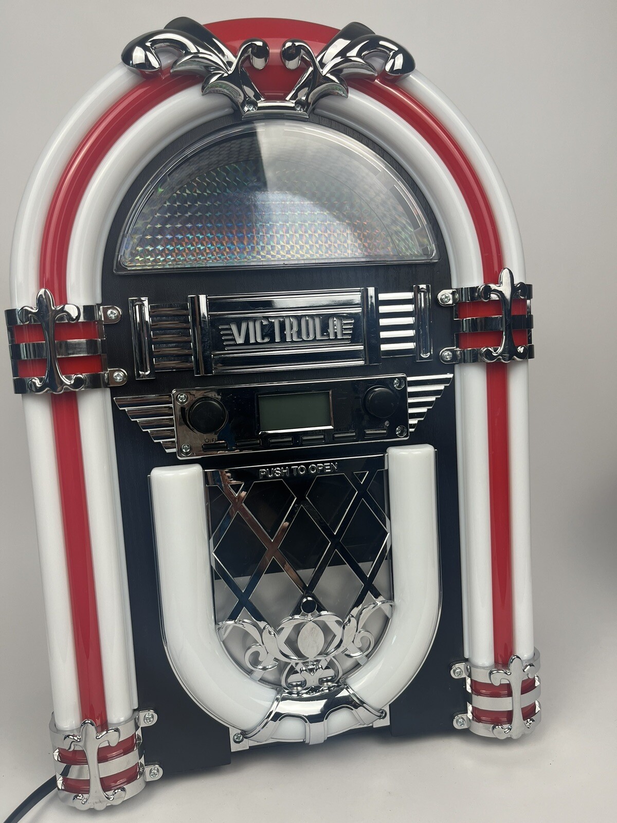Victrola VJB-125 Retro Countertop Jukebox With CD Player and Bluetooth ...