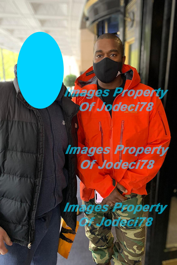 Kanye West Red Mask Drawing