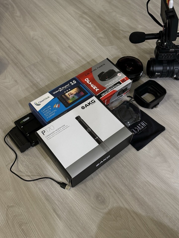 [MINT BUNDLE] SONY DSR-PD170 Digital Video Camera Camcorder - TAPELESS ...