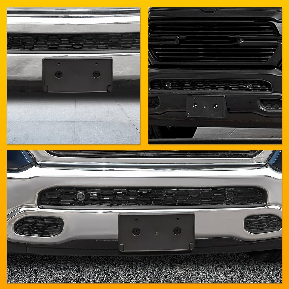 Front License Plate Bracket For 2019-2022 Ram 1500 68274215AE CH1068151 ...