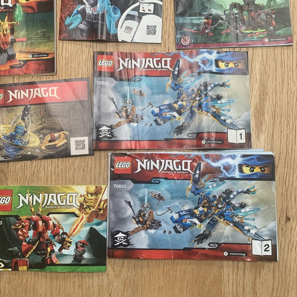 Lego Ninjago Instructions Manual Booklet Bundle | eBay
