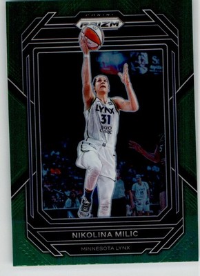 Nina Milic 2023 Panini Prizm WNBA Green 28 Minnesota Lynx | eBay