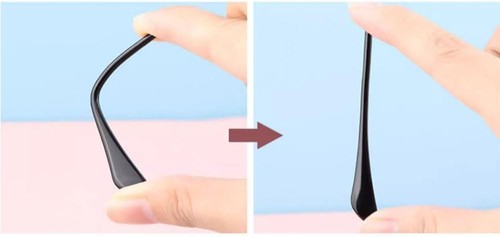 2 Pairs Eyeglass End Tips Ear Sock Pieces Tube Eyewear Anti-Slip ...