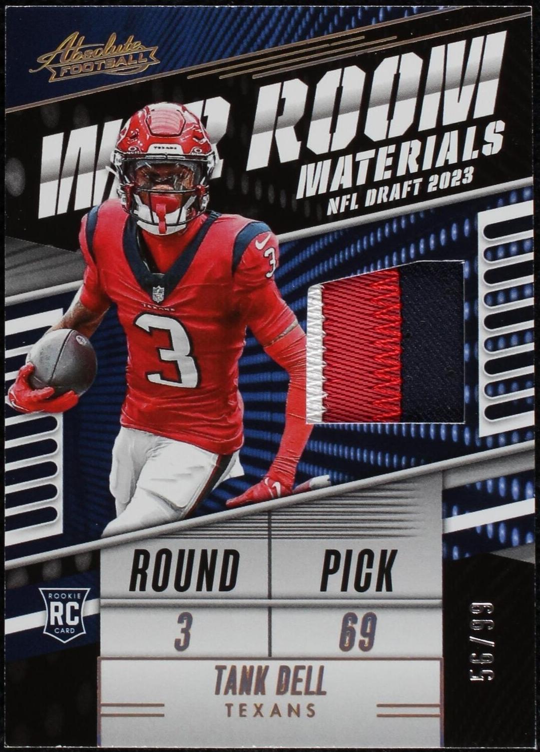 2023 Panini Absolute - War Room Materials Tank Dell #WR-TD Gold /99 ...