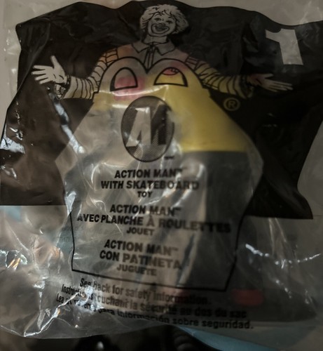 McDonald's Happy Meal Toy Action Man #1 with Skateboard 2001 Hasbro ...