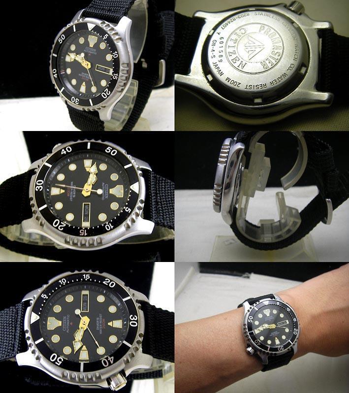 Citizen Promaster Diver Vintage Automatic Watch 200M, 42mm, Used CV117 ...