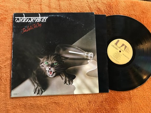 widowmaker lp too late to cry metal heavy 1977 original nm vinyl album ...