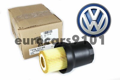 New! OE Audi, Volkswagen (VW) OIL FILTER COVER (2.5) 07K.115.408 ...