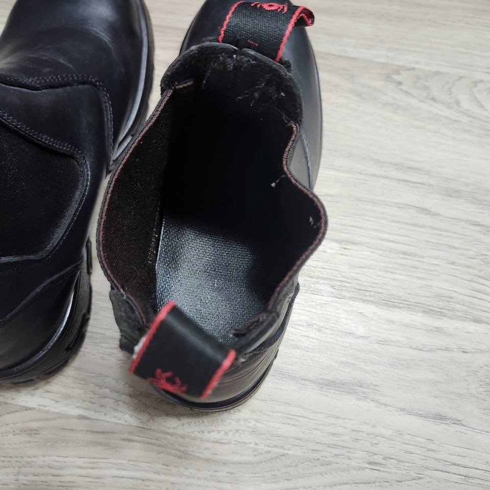 Redback UBBK Bobcat Black Leather Oil Kip Soft Toe Work Boots Men’s Size 9.5 | eBay