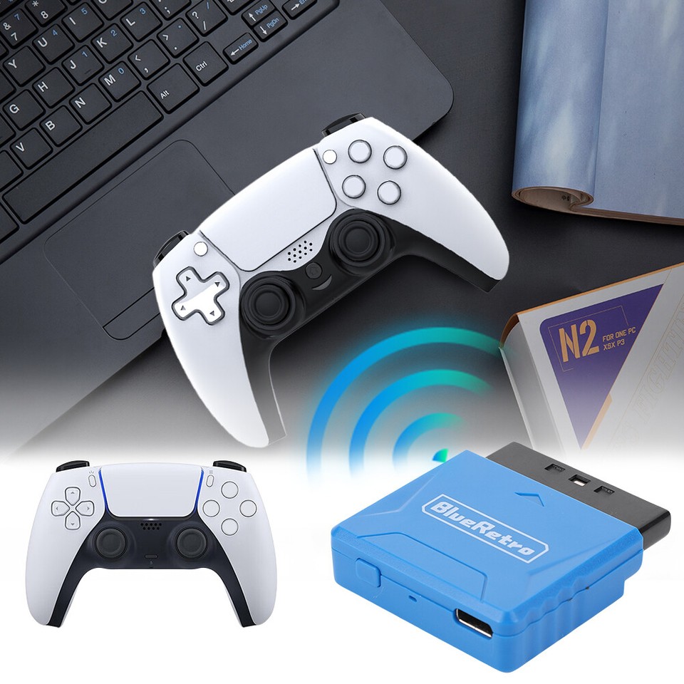 Wireless Controller Receiver Adapter for PS1 PS2 Console for PS4/PS5 ...