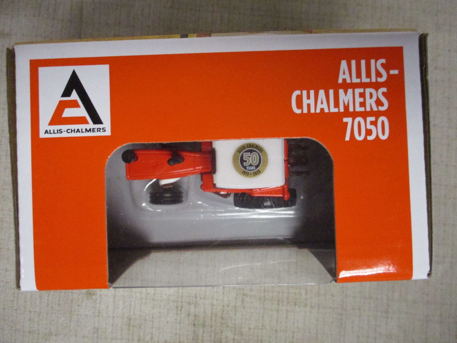 Allis Chalmers 7050 Maroon Belly Toy Tractor 50 Year Anniversary 1/64 ...
