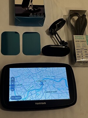 TomTom GO 5000 U.K & West Europe SatNav GPS Navigation Sat Nav Traffic ...