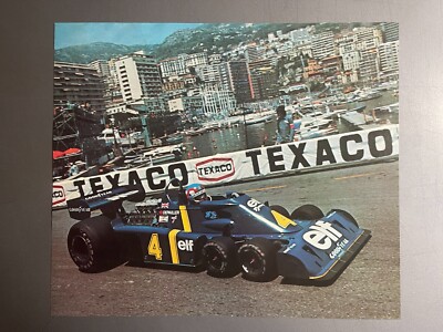 1977 Elfo / Tyrrell Project 34 6 Ruota F1 Gp Gara Auto Stampa Foto ...