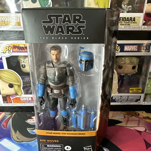 Star Wars Mandalorian The Black Series Axe Woves 6" Figure Wolves Ships ...