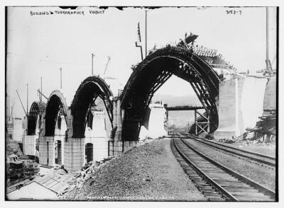 Martins Creek Viaduct,Kingsley,Pennsylvania,October 1913,Arches ...