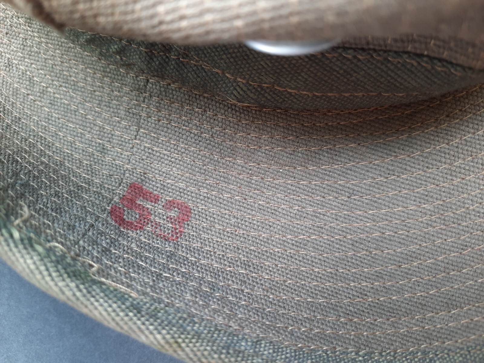 Original USAF Cowboy Style Hat Vietnam Silk Tab Patch Named GTH Bush ...