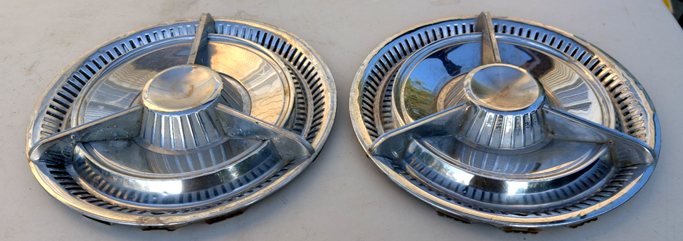 1959 PONTIAC BONNEVILLE/CATALINA- 3 BLADE SPINNER HUBCAP-ORIGINAL | eBay