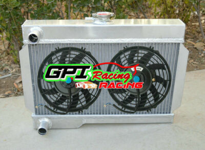 Aluminum Radiator + FANS FOR Rover MG MGB GT NIB Coupe Convertible 1.8L ...