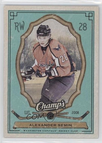2009-10 Upper Deck Champ's Green Alexander Semin #98 | eBay