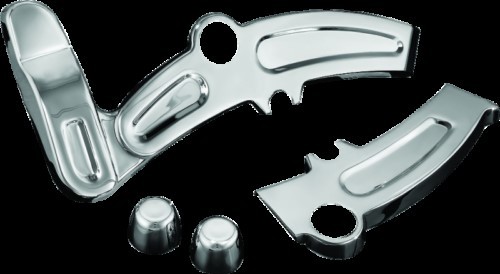 Kuryakyn 7773 Boomerang Frame Covers 08-17 Softails Chrome | eBay