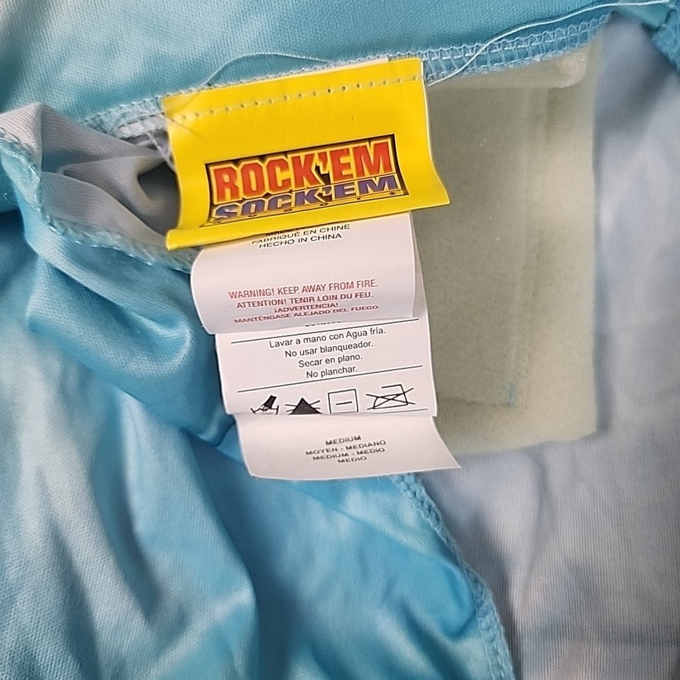 Rock 'Em Sock 'Em Robots Blue Bomber Deluxe Costume, Size Medium, New ...