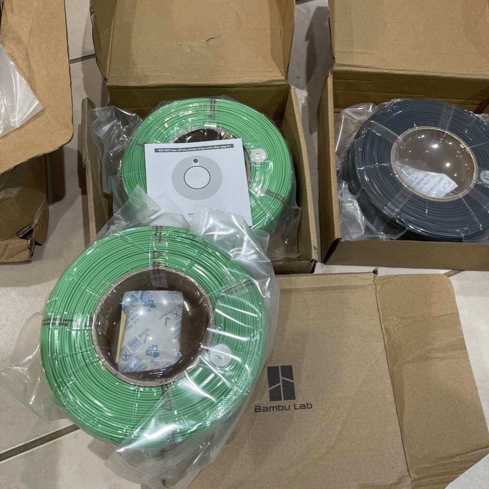 Qty 6 New Bambu Lab 3D Printer Filament 1.75mm 1kg Various Colors | eBay