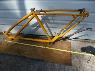 VTG 1996 Schwinn Heavy Duti Worksman Genuine Main Steel Frame (No Forks ...