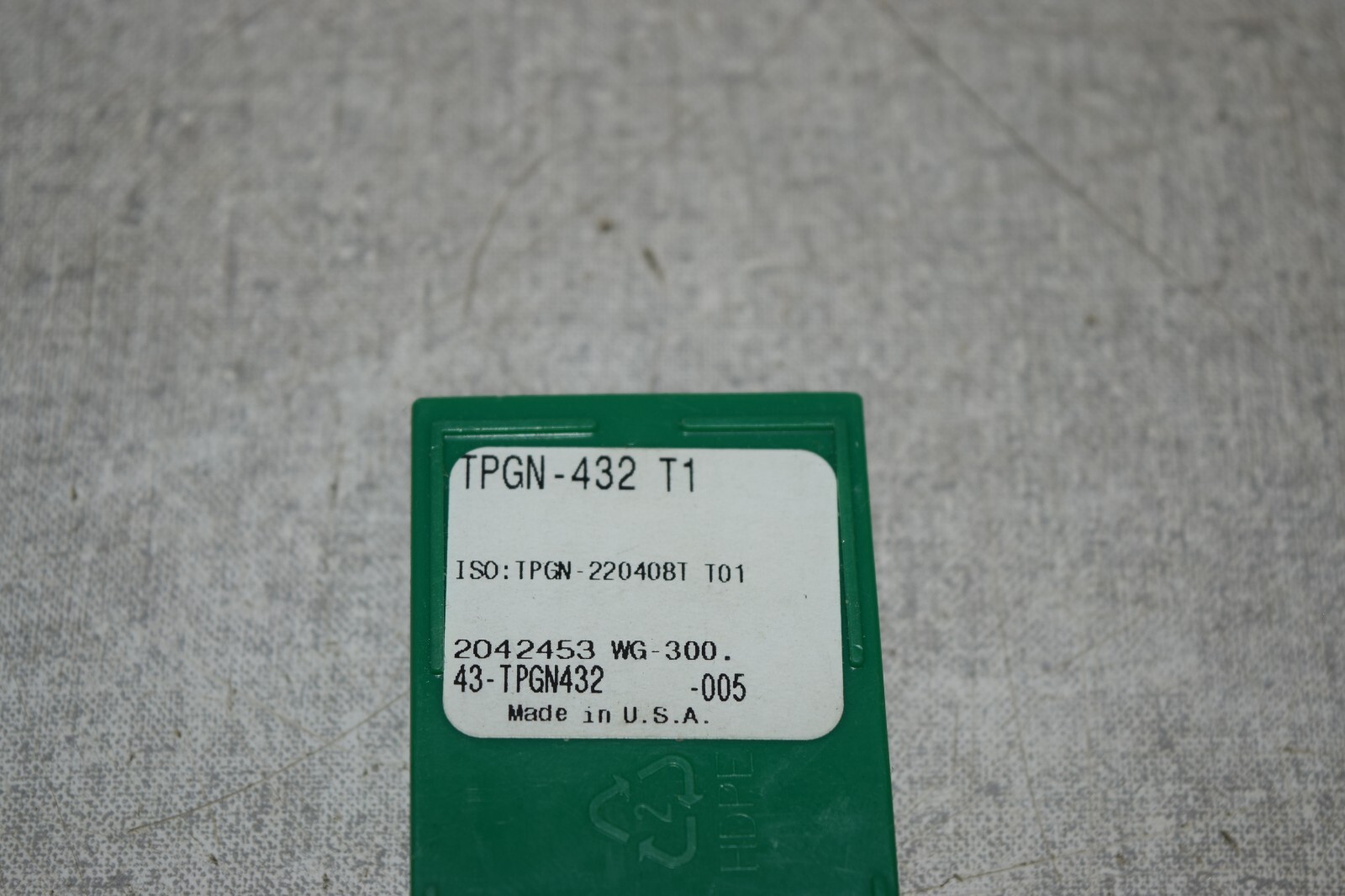 Greenleaf TPGN-432 T1 WG-300 Inserts Lot of 5 | eBay