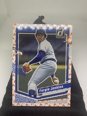 2023 Donruss #217 Fergie Jenkins Fire Emoji Parallel SP /75 Chicago ...