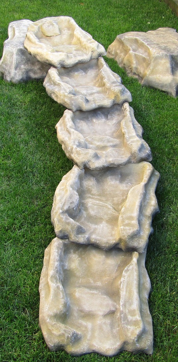 Fiberglass Rock Pond Waterfall