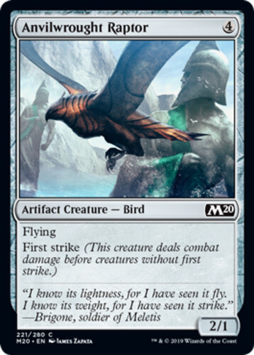 Anvilwrought Raptor X4 (Core Set 2020 (2019)) MTG (NM) *CCGHouse* Magic ...