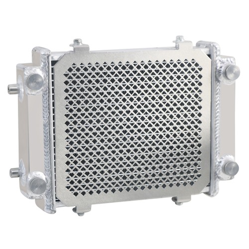 Aluminum 2 Row Auxiliary Radiator + Insect Net For Audi S3 TT /VW Golf ...